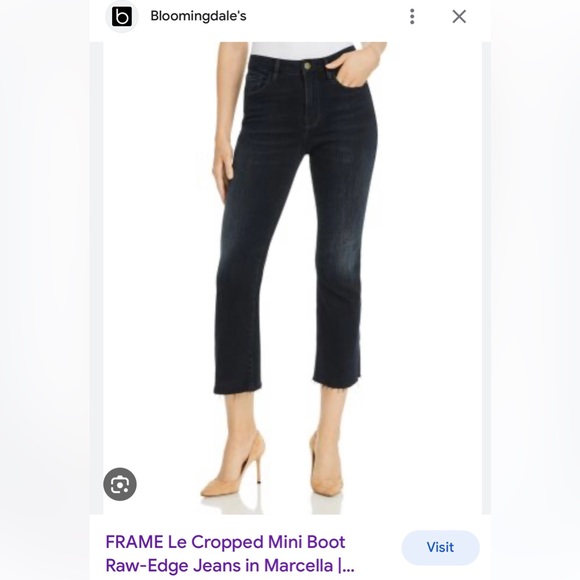 Frame Denim | Jeans | Frame Le Crop Mini Boot | Poshmark